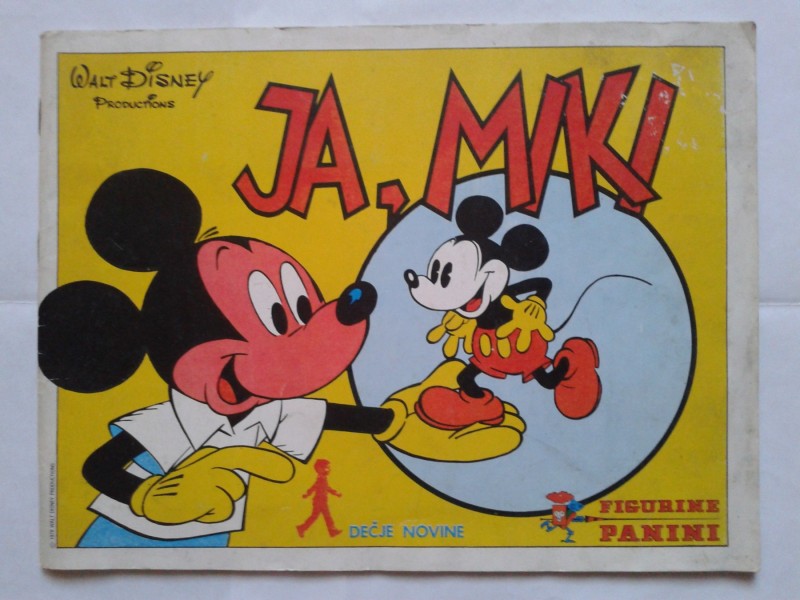 Album-JA,MIKI-Figurine Panini-Decje Novine iz 1978 god