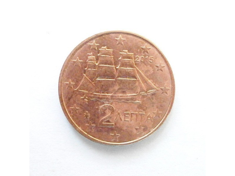 Grčka 2 euro centa 2015