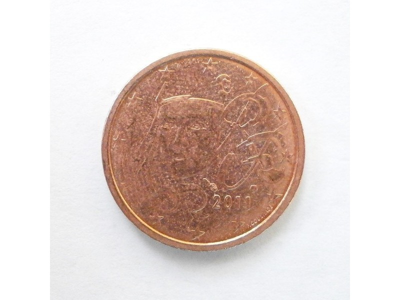 Francuska 2 euro centa 2011