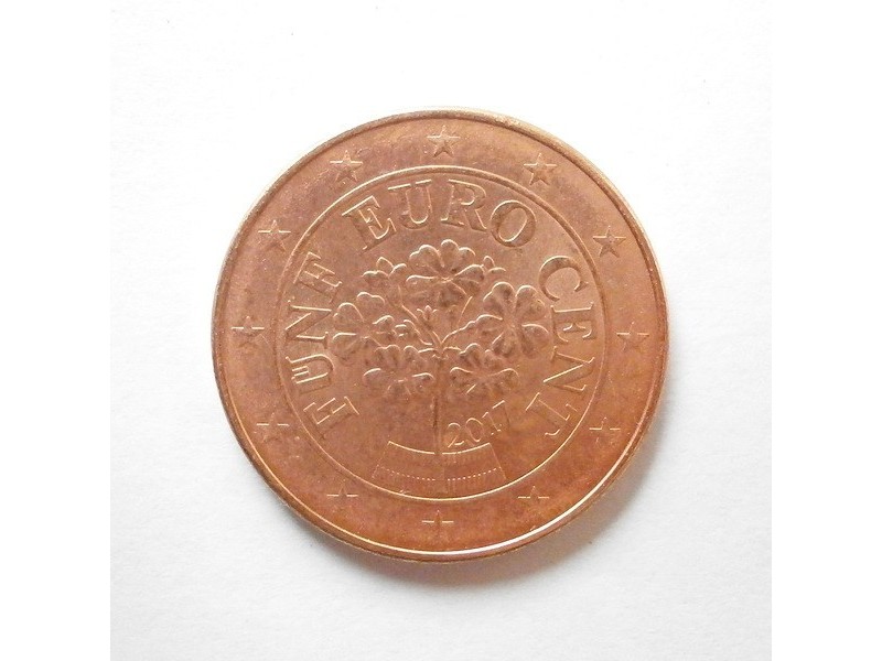 Austrija 5 euro centa 2017