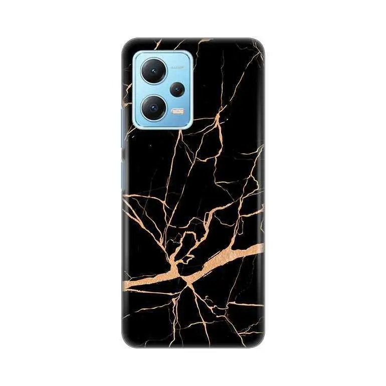 Maska silikon Print za Xiaomi Redmi Note 12 5G EU All Black