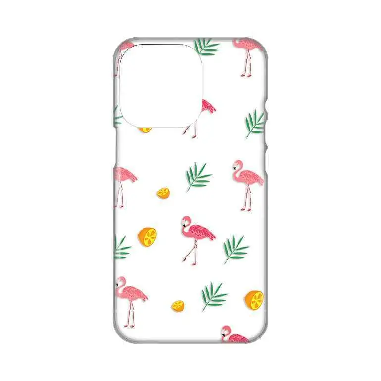 Maska silikon Print za iPhone 14 Pro 6.1 Flamingos