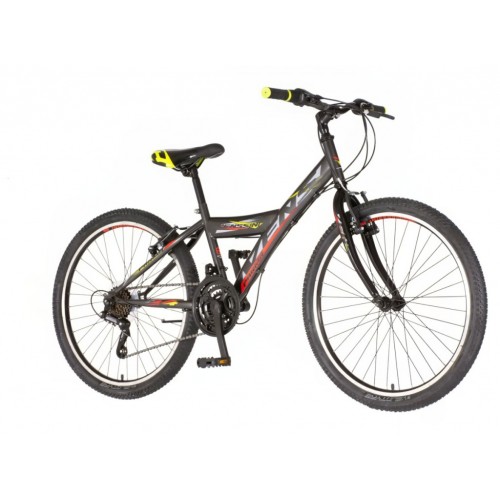 Bicikl venssini parma 24" sivo crveni 1242007