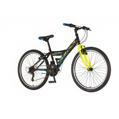 Bicikl venssini parma 24" crno žuti 1242004