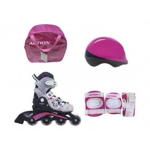 Roler pw-116a dalmatinac rozi set pvc abec5 xs(26-29) 3090047