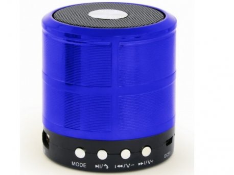 GEMBIRD SPK-BT-08-B Portable Bluetooth speaker +handsfree 3W, FM, microSD, AUX, blue