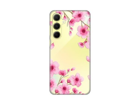 3G Torbica Silikonska Print Skin za Samsung A556B Galaxy A55 5G Rose Flowers (8020124)