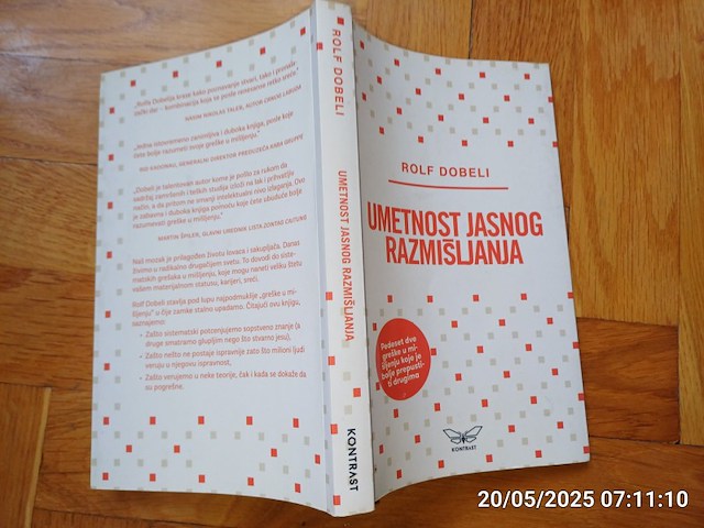ROLF DOBELI, UMETNOST JASNOG RAZMIŠLJANJA