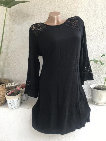 Dresses Yessica crna haljina sa cipkom 42