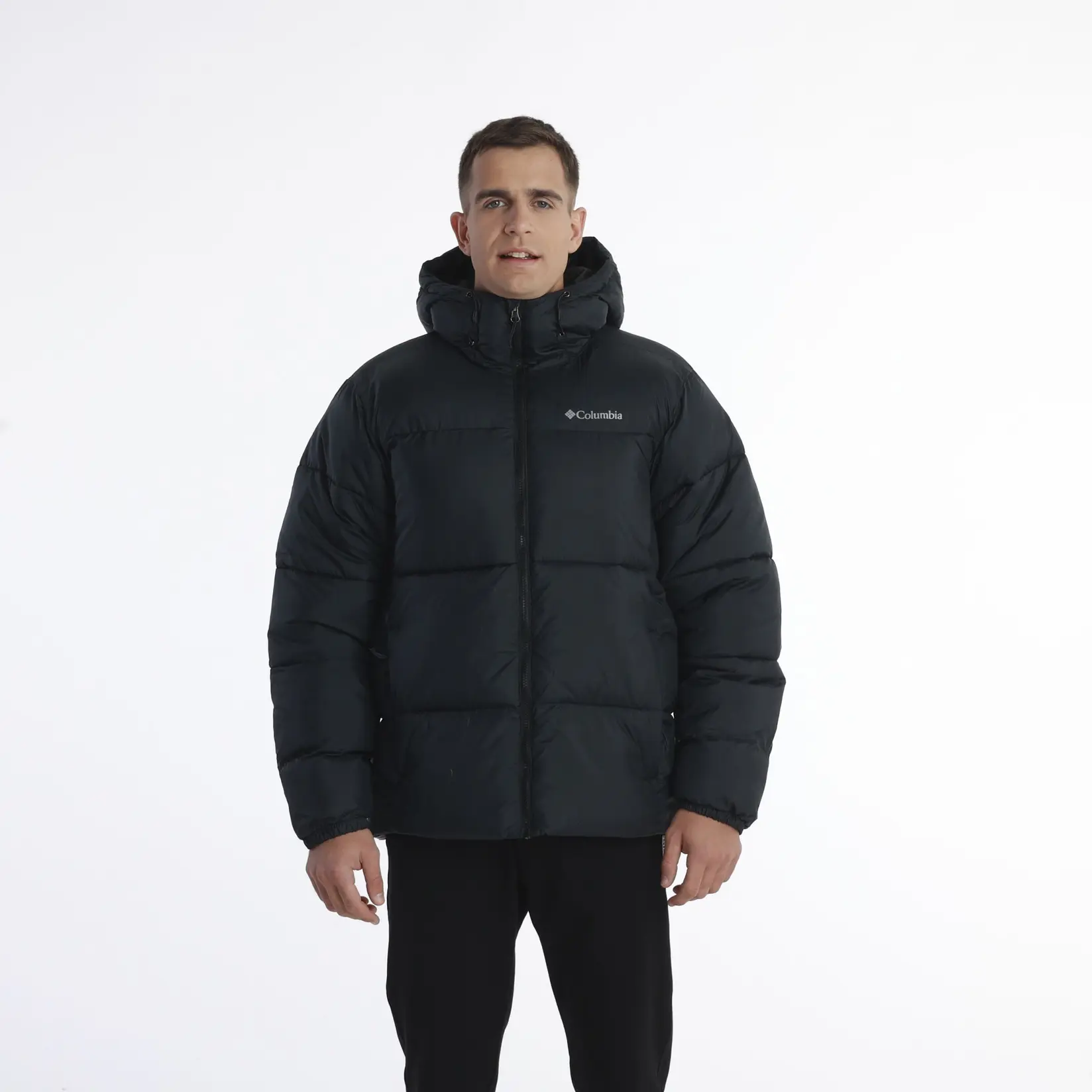 Columbia Muška jakna Puffect Ii Hooded Jacket M, Crna