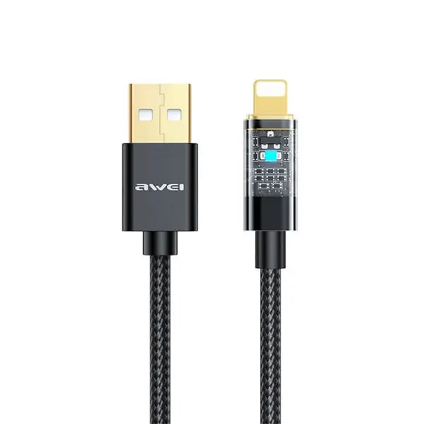 Kabl AWEI CL-139L USB-A na iPhone crni