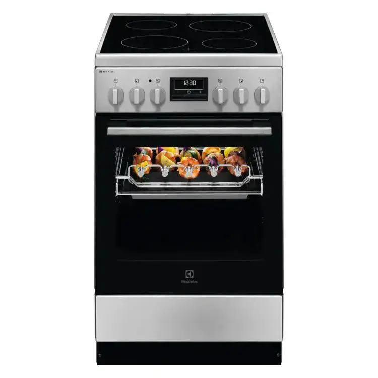 ELECTROLUX Električni šporet LKR562055X, Srebrni