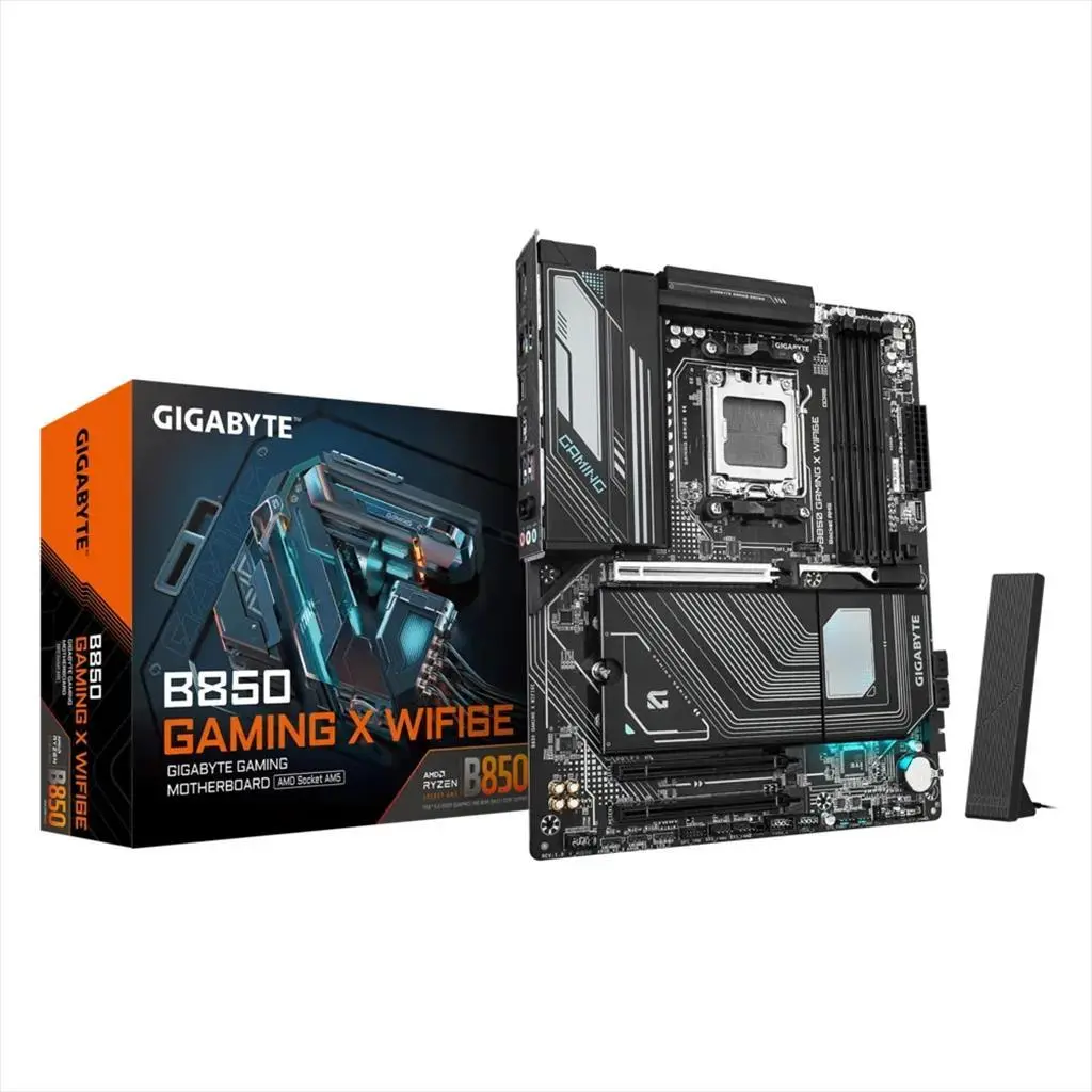 Gigabite matična ploča Am5 B850 Gaming Ks Vifi6E 4Ksddr5 8200Mhz (O.C), Dp, Hdmi, Pci-Ek16 4.0, 2Kspci-Ek16 3.0, 3Ksm.2, 4Kssata3, Vi-Fi 6E