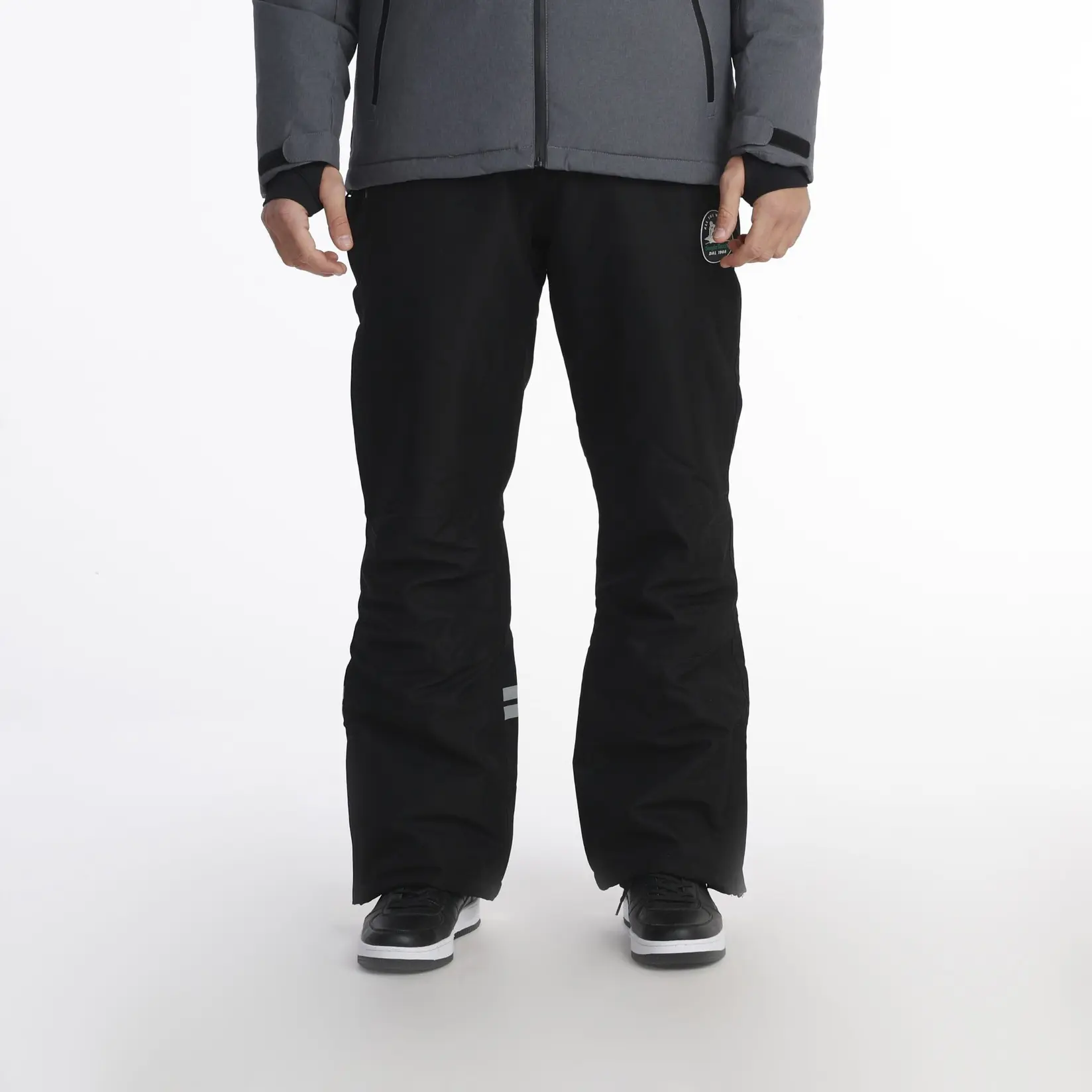 Sergio Tacchini Muške ski pantalone Maso M, Crne