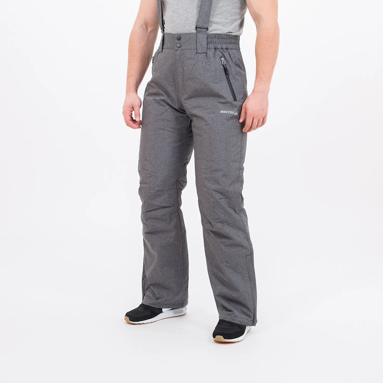 Wintro Muške ski pantalone Brent M, Sive