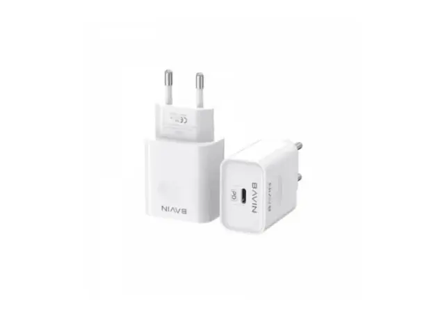 BAVIN punjač PD 25W USB-C bela