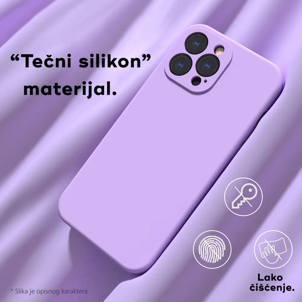 Maska za telefon Samsung S721B Galaxy S24 FE TERACELL SOFT VELVET, Crna
