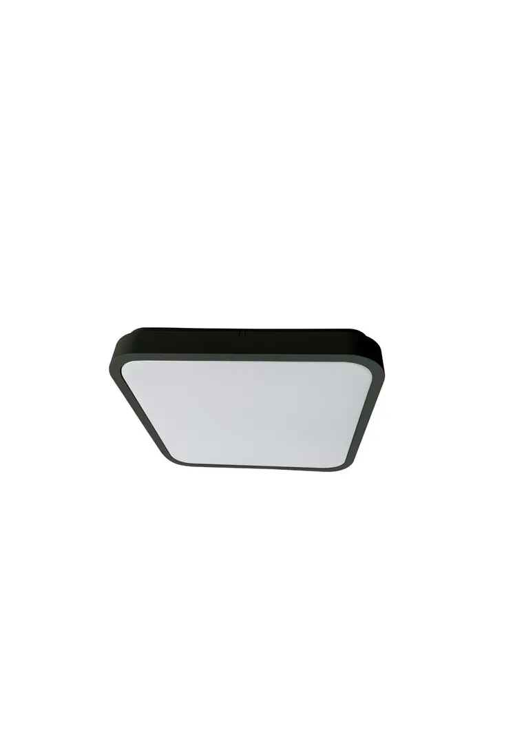 Rabalux LED Plafonjera Alenzo, 24W, DIP Switch 3000-600K, 29x29cm, IP44, Crna