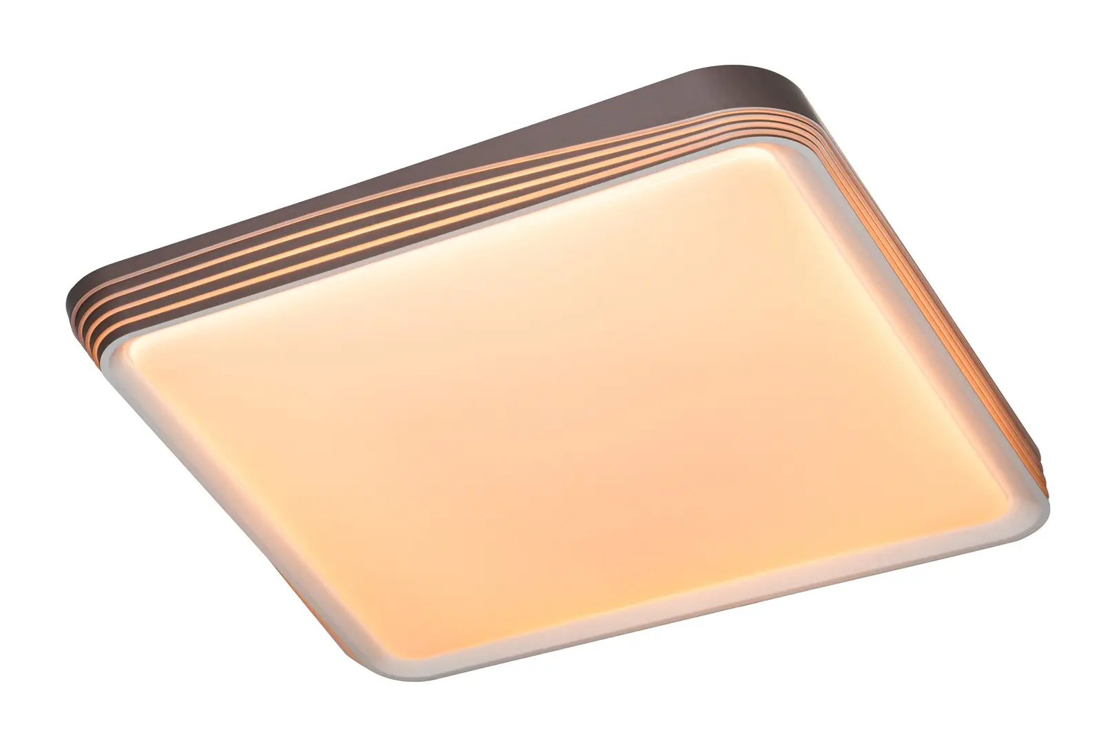 Rabalux Plafonjera Druzor, LED, 40W, 3000K, 48x48cm, Braon
