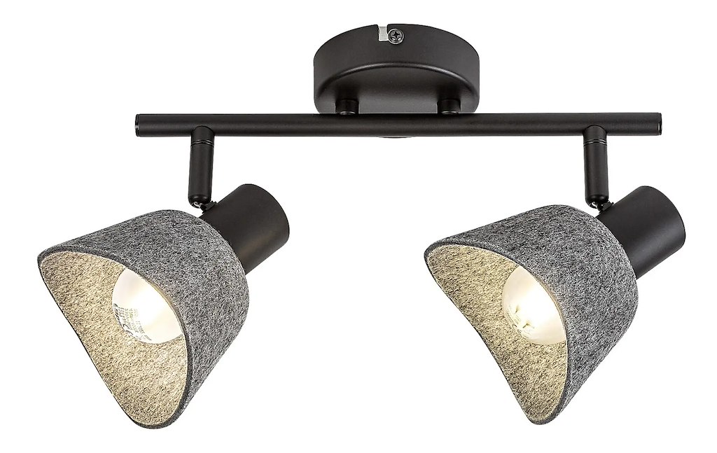 Rabalux Plafonska spot lampa Farelia, 2xE14, Siva