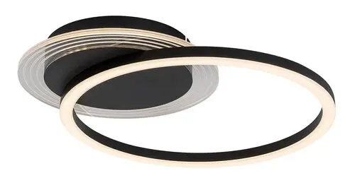 Rabalux Plafonjera Kerstin, LED, 24W, 3000K, 40x33cm, Crna