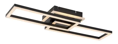 Rabalux Plafonjera Ramin, LED, Sa daljinskim, 30W, 3000-6500K, 60x22cm, Crna