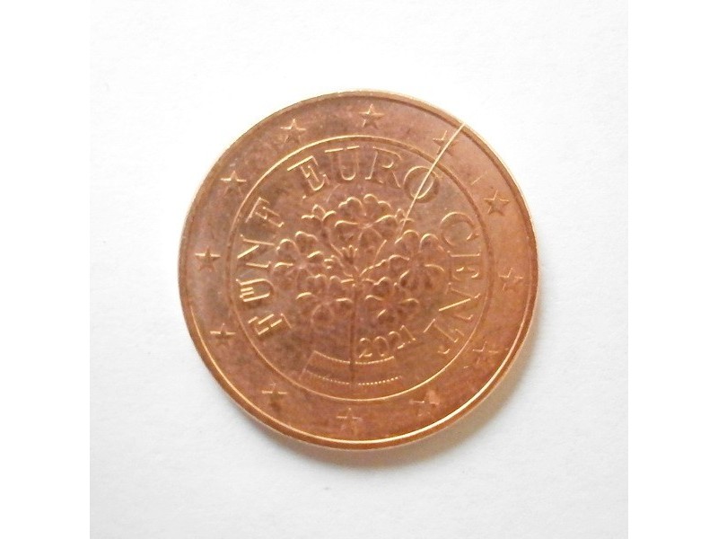 Austrija 5 euro centa 2021