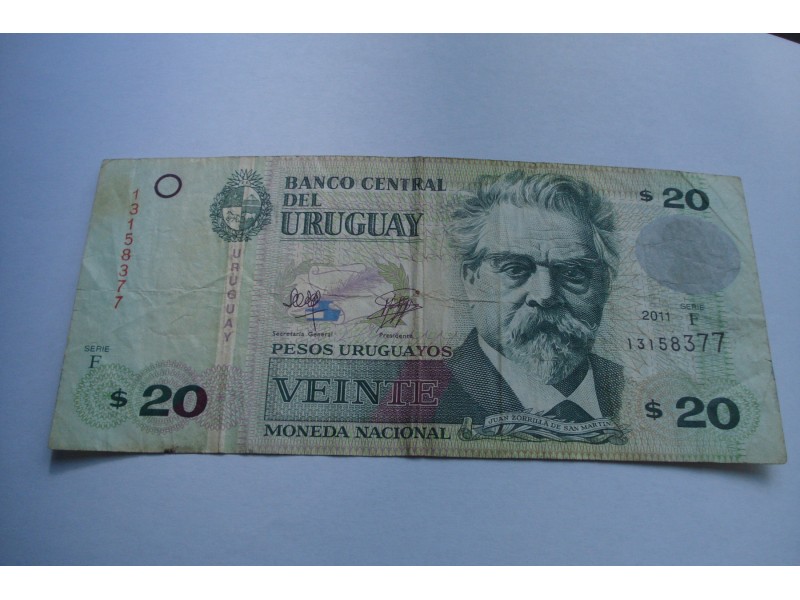 URUGVAJ - 20 VIENTE - 2011