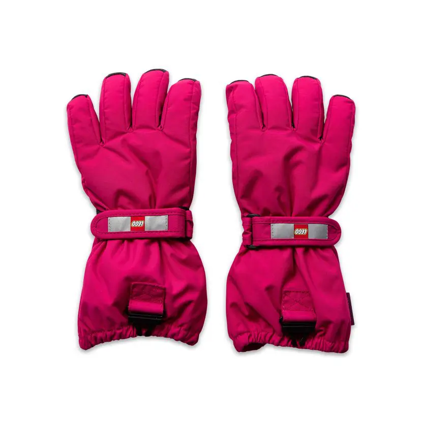 LEGO Iconic ski rukavice, tamno roze