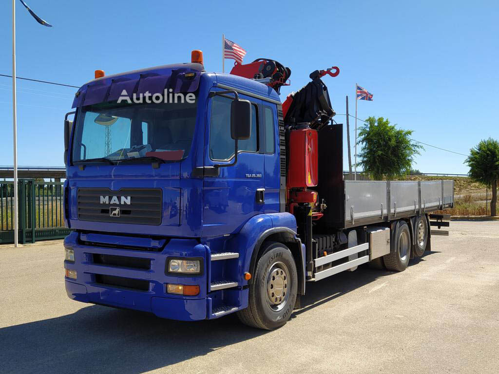 MAN TGA 26 360 kamion s ravnom platformom