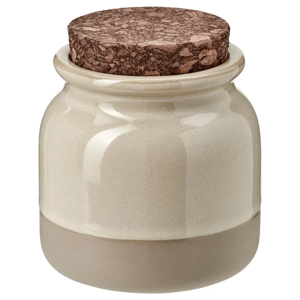 Tegla s poklopcem, bež, 0.3 l