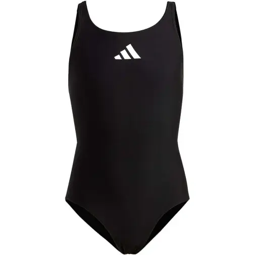 Adidas Kupaći kostim za devojčice 3 Bars Sol ST Y, Crni