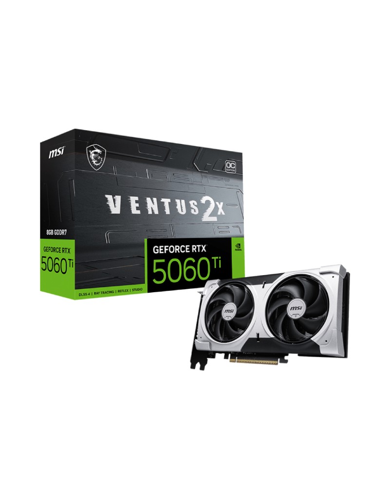 MSI GeForce RTX 5060 Ti 8G VENTUS 2X OC PLUS
