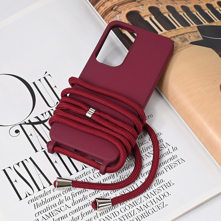 Maska(futrola) Crossbody za Samsung S931B Galaxy S25 bordo