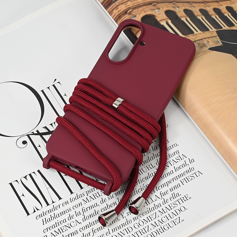 Maska(futrola) Crossbody za Samsung A366B Galaxy A36 bordo