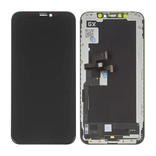 LCD ekran / displej za iPhone XS + touchscreen Black APLONG OEM Changed Glass