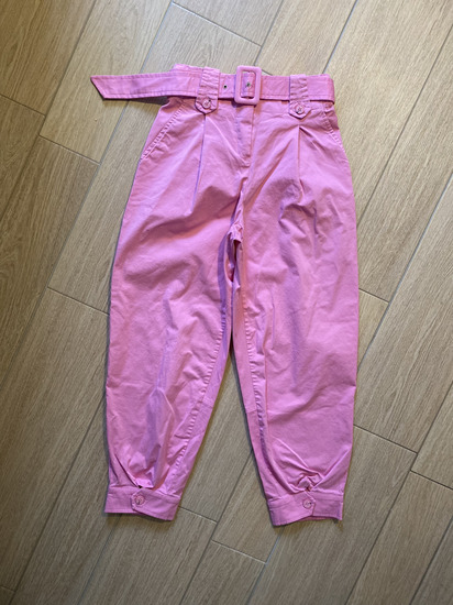 Dilvin roze duboke pantalone