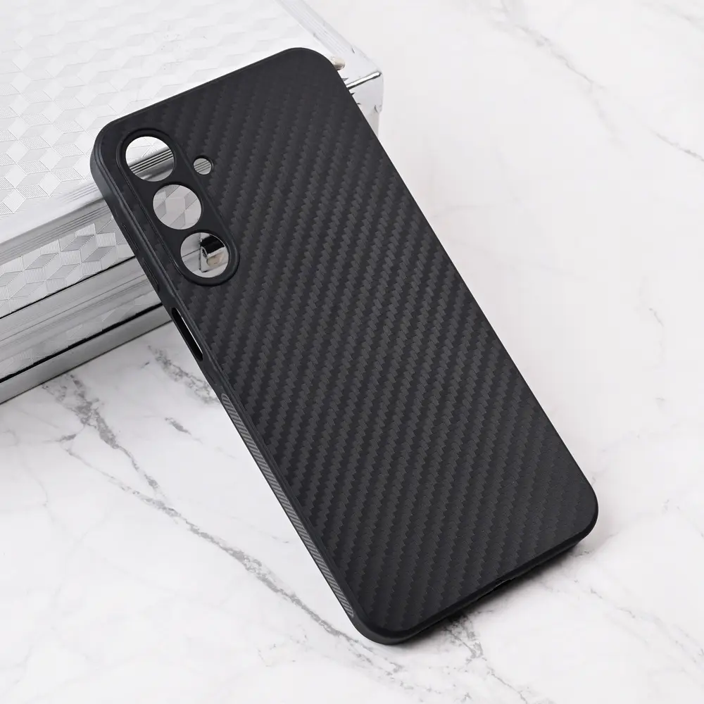 Maska za telefon Carbon fiber za Samsung A165F Galaxy A16, Crna