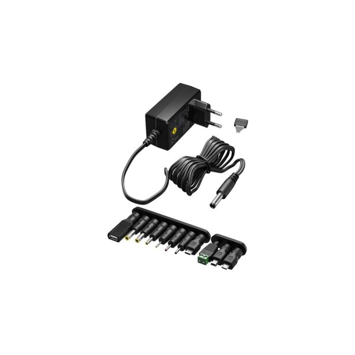 Univerzalni ispravljač Goobay 3-12V, 12W/1A
Univerzalni ispravljač Goobay 3-12V, 12W/1A