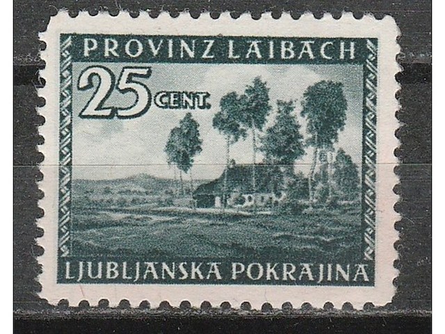 Provinz Laibach, Ljubljana - 1945 - MNG