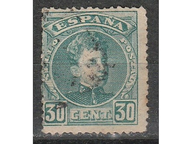 Spain, Španija - 1901 - King Alfonso XIII