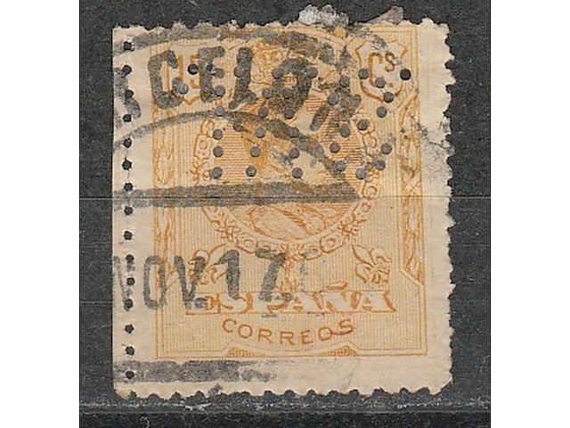 Spain, Španija - 1917 - King Alfonso XIII