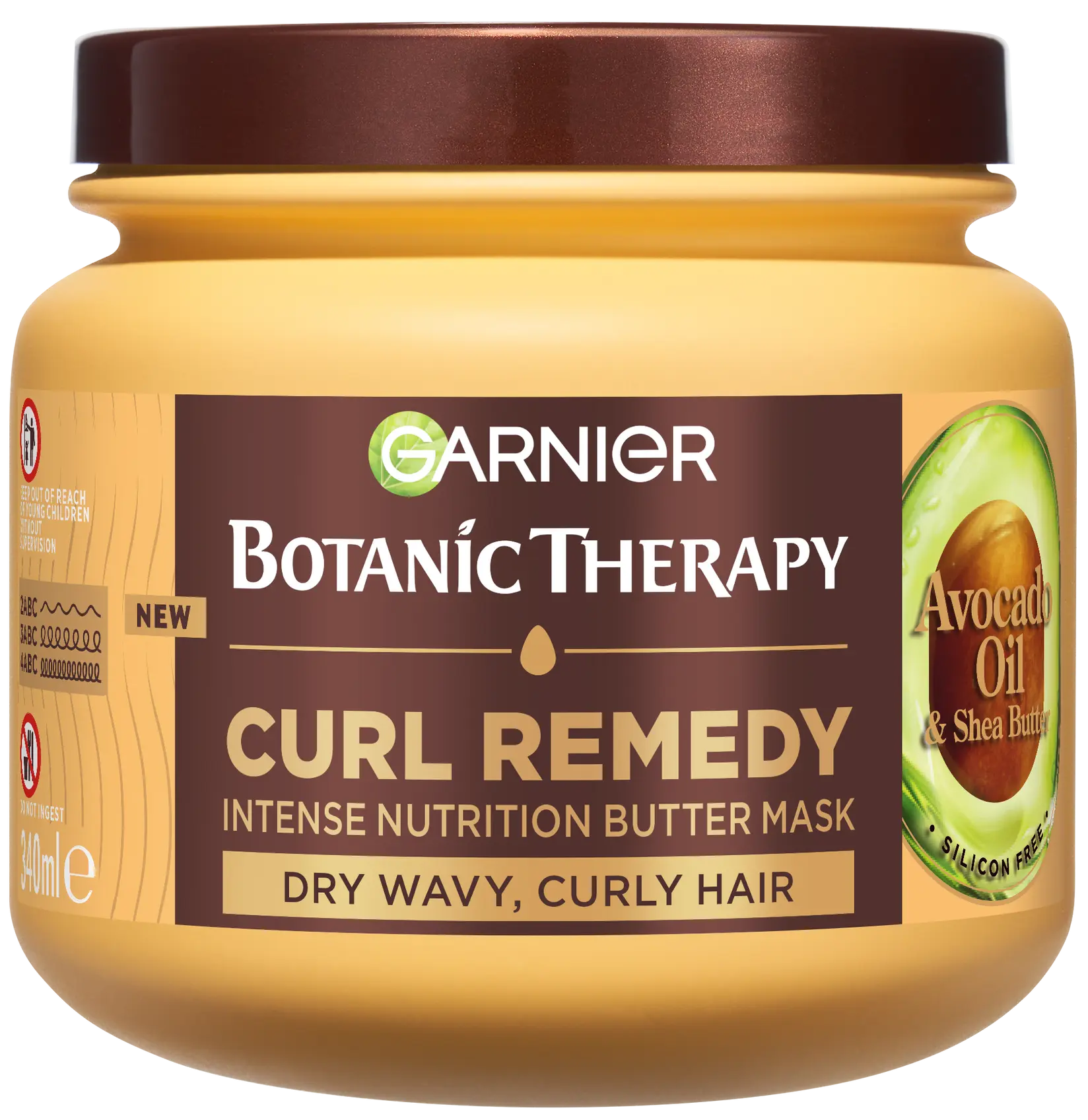 Garnier Botanic Therapy Avocado Maska za suvu talasastu i kovrdžavu kosu, 340ml