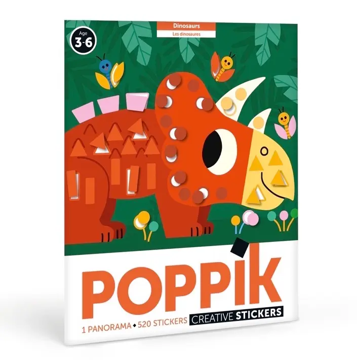 POPPIK Panorama od nalepnica Dinosaurusi