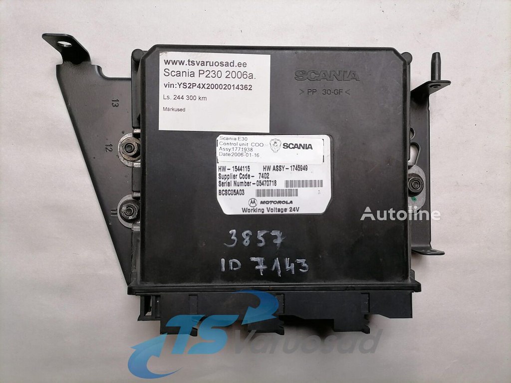 Motorola Ecu 1771938 upravljačka jedinica za Scania P230 kamiona