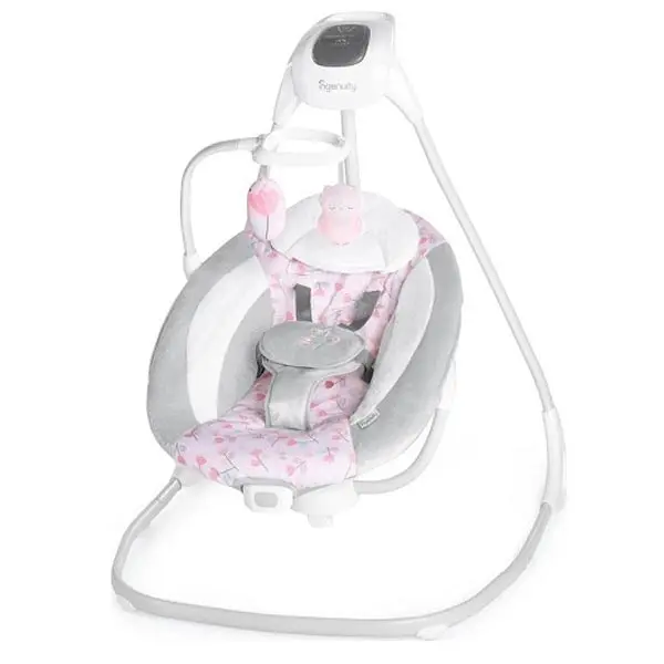 Kids II Ljuljaška za bebe Ingenuity, Sivo-roze