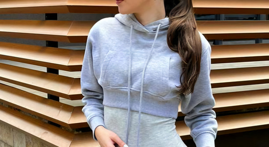 Krop-top pull&bear duks