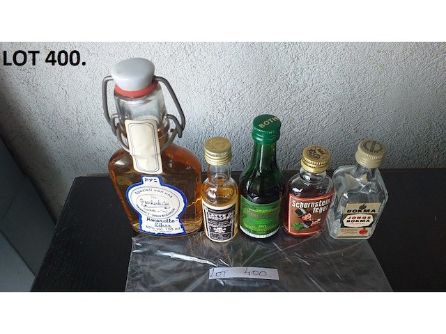 Unučići čokanji male flašice minibottle fraklić LOT.400