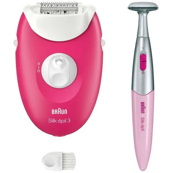 BRAUN Epilator legepil SE3-202RBYBOX MN, 2 brzine, Roze