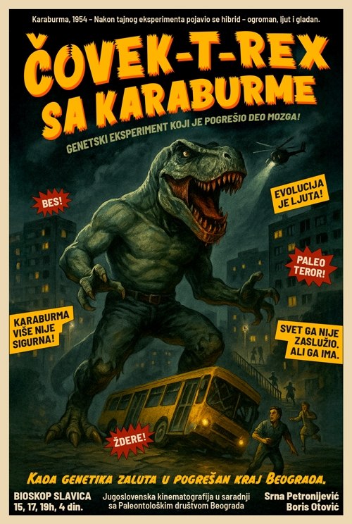 Čovek-T-Rex sa Karaburme